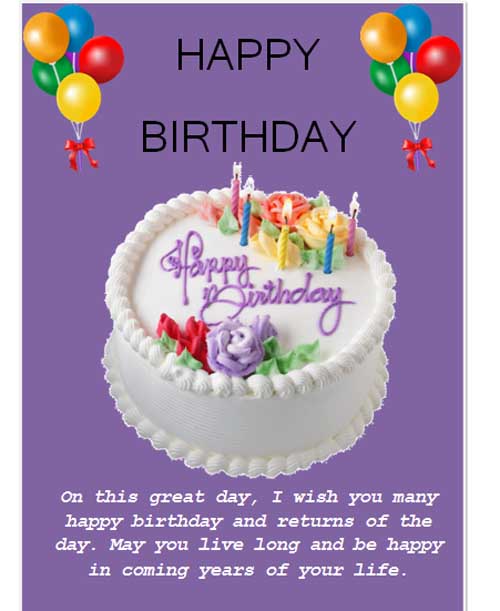 19 Birthday Card Templates For Word Images Free Birthday Card 