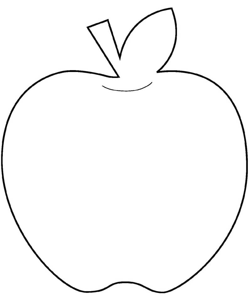 19 Apple Book Template Images Free Printable Shape Templates Apple 